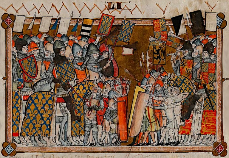 Battle of Crécy - Early English Gains in the Hundred Year's War